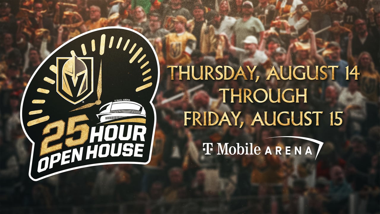 Vegas Golden Knights To Host 25-Hour Open House at T-Mobile Arena ...