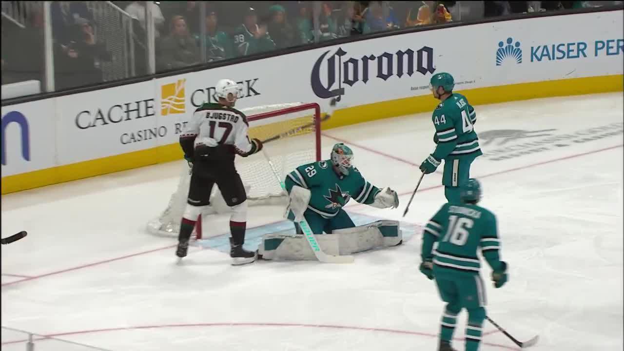 ARI@SJS: Crouse scores goal against Mackenzie Blackwood | NHL.com