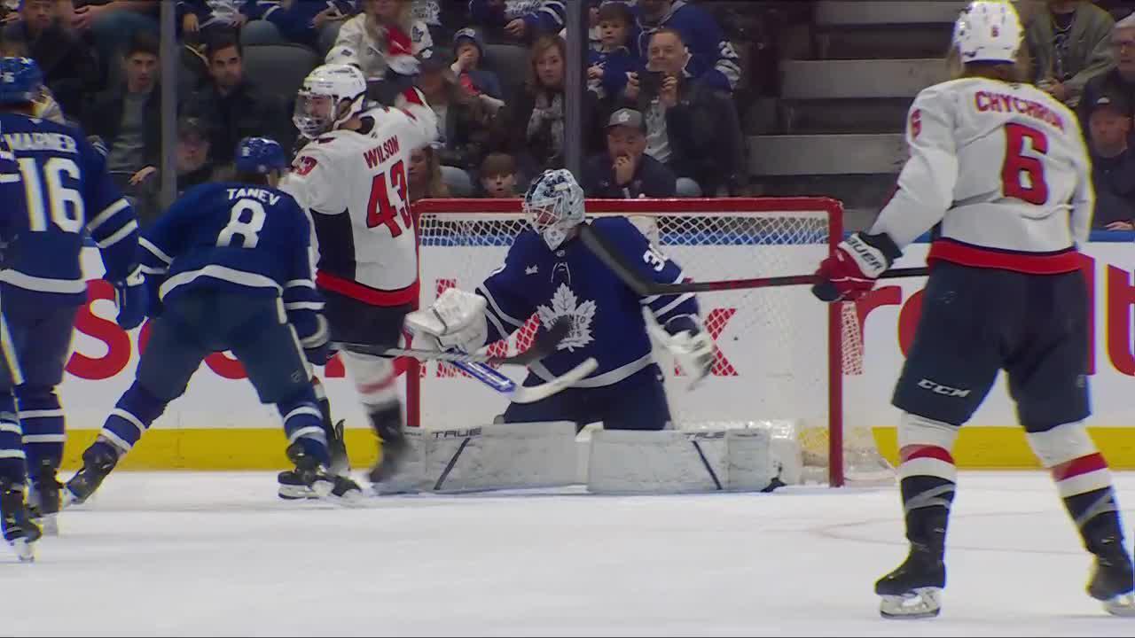WSH@TOR: Wilson scores goal against Matt Murray | Washington Capitals
