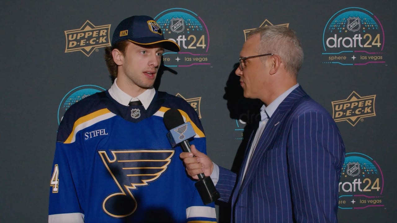 Mrsic after draft selection | St. Louis Blues