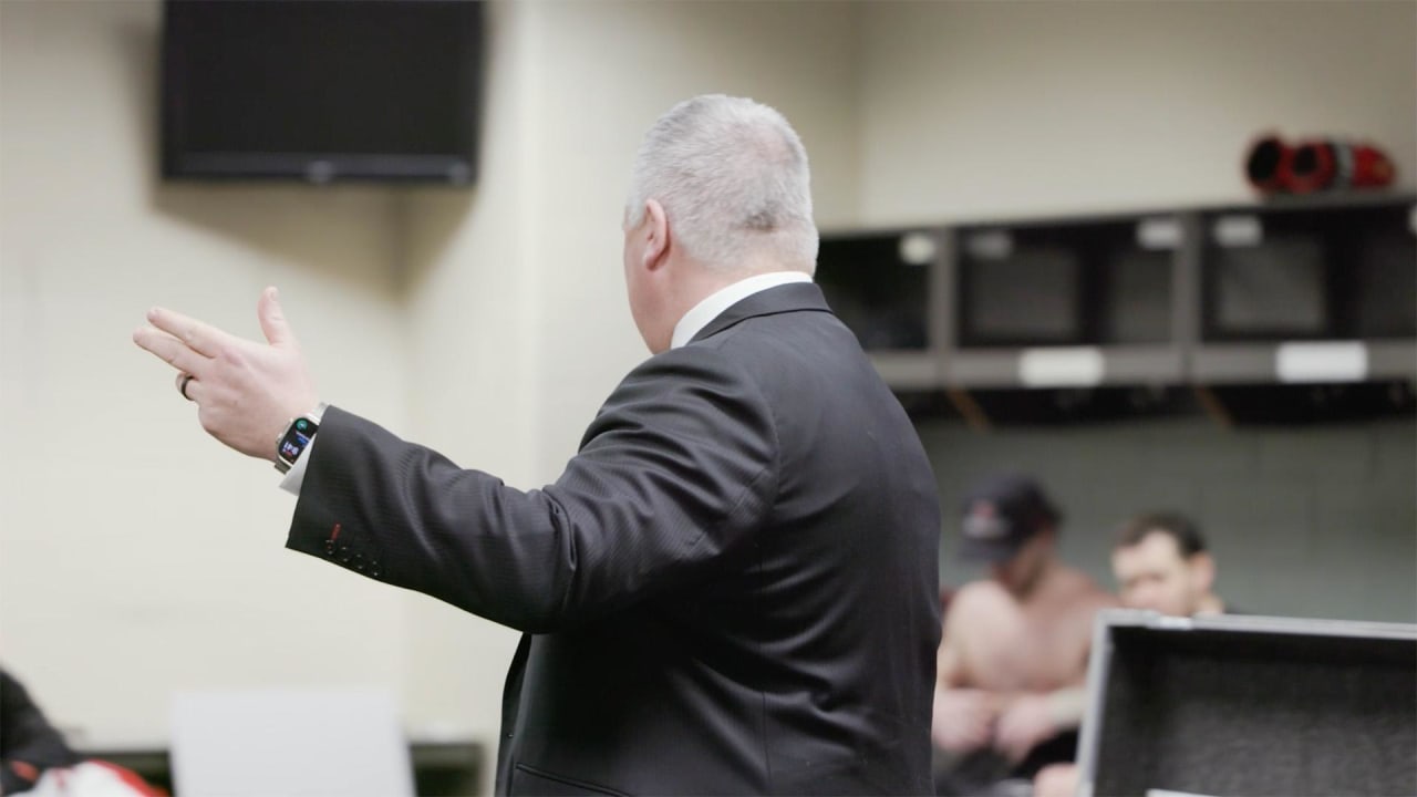 Keefe's Win Speech at Minnesota | BTS | New Jersey Devils