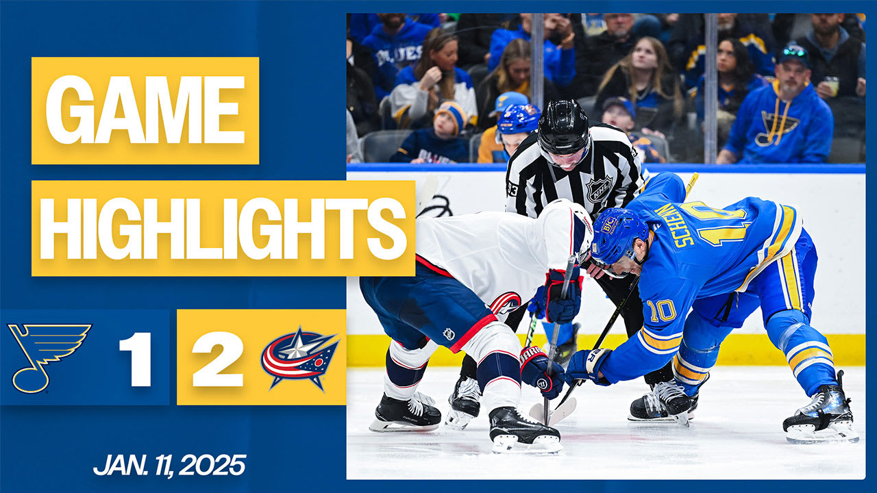 Highlights: CBJ 2, STL 1 | St. Louis Blues