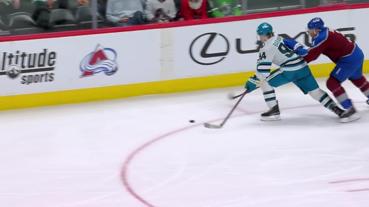 SJS@COL: Hertl scores goal against Alexandar Georgiev | San Jose Sharks
