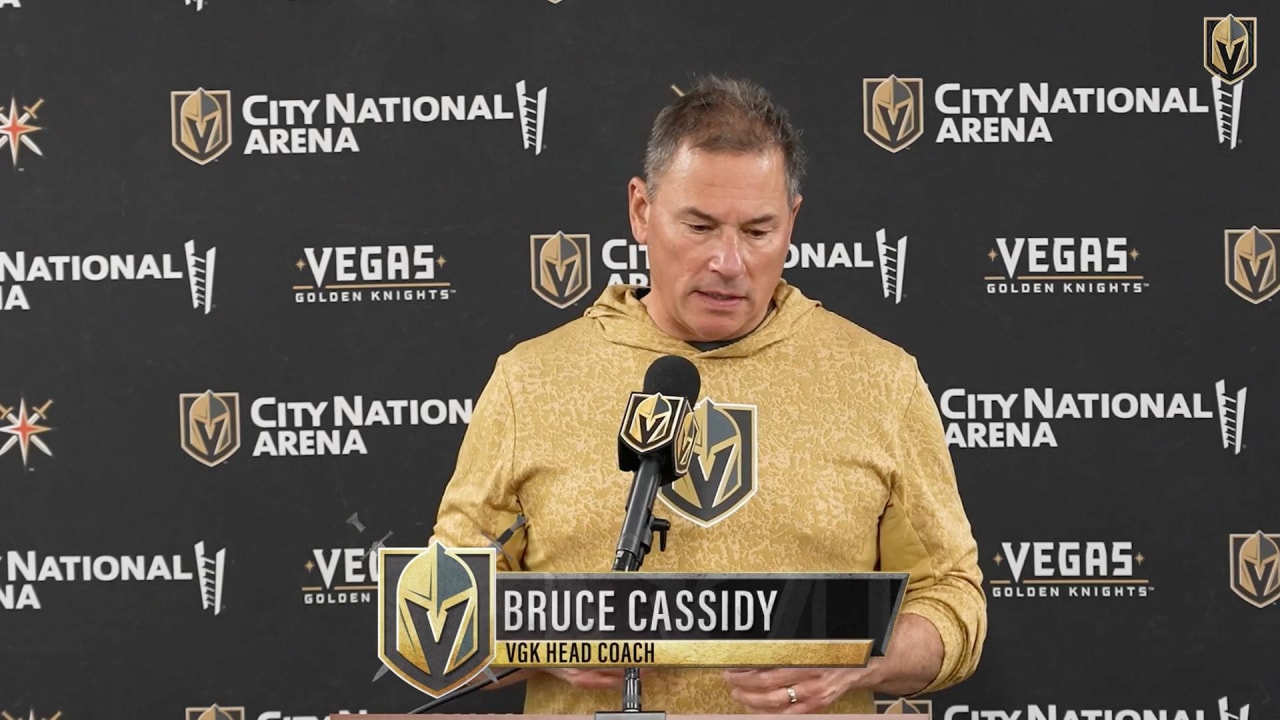 Bruce Cassidy Availability 11/25 | Vegas Golden Knights