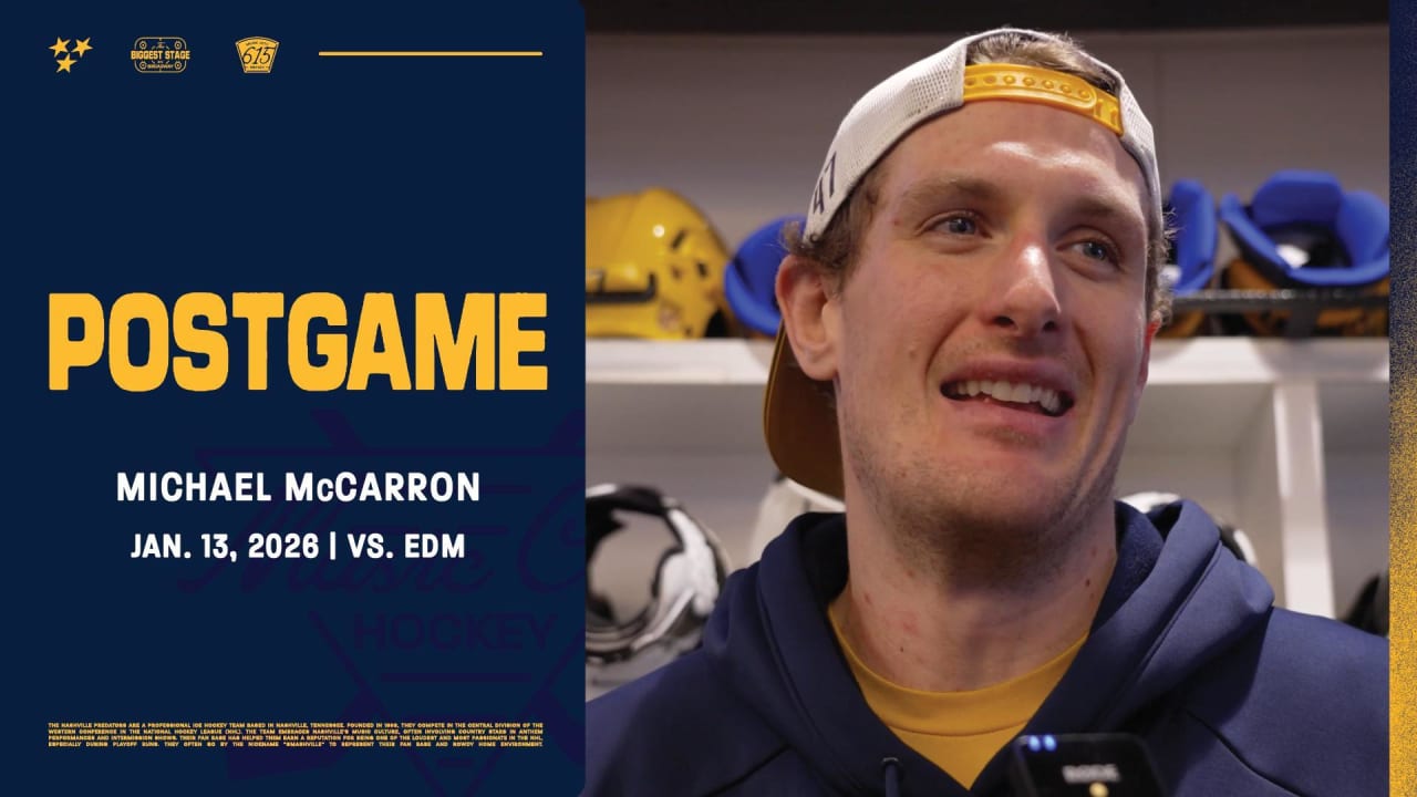Postgame: Michael McCarron | Nashville Predators