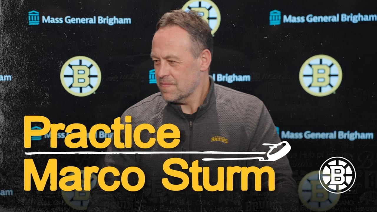 Press Room: Marco Sturm | Boston Bruins