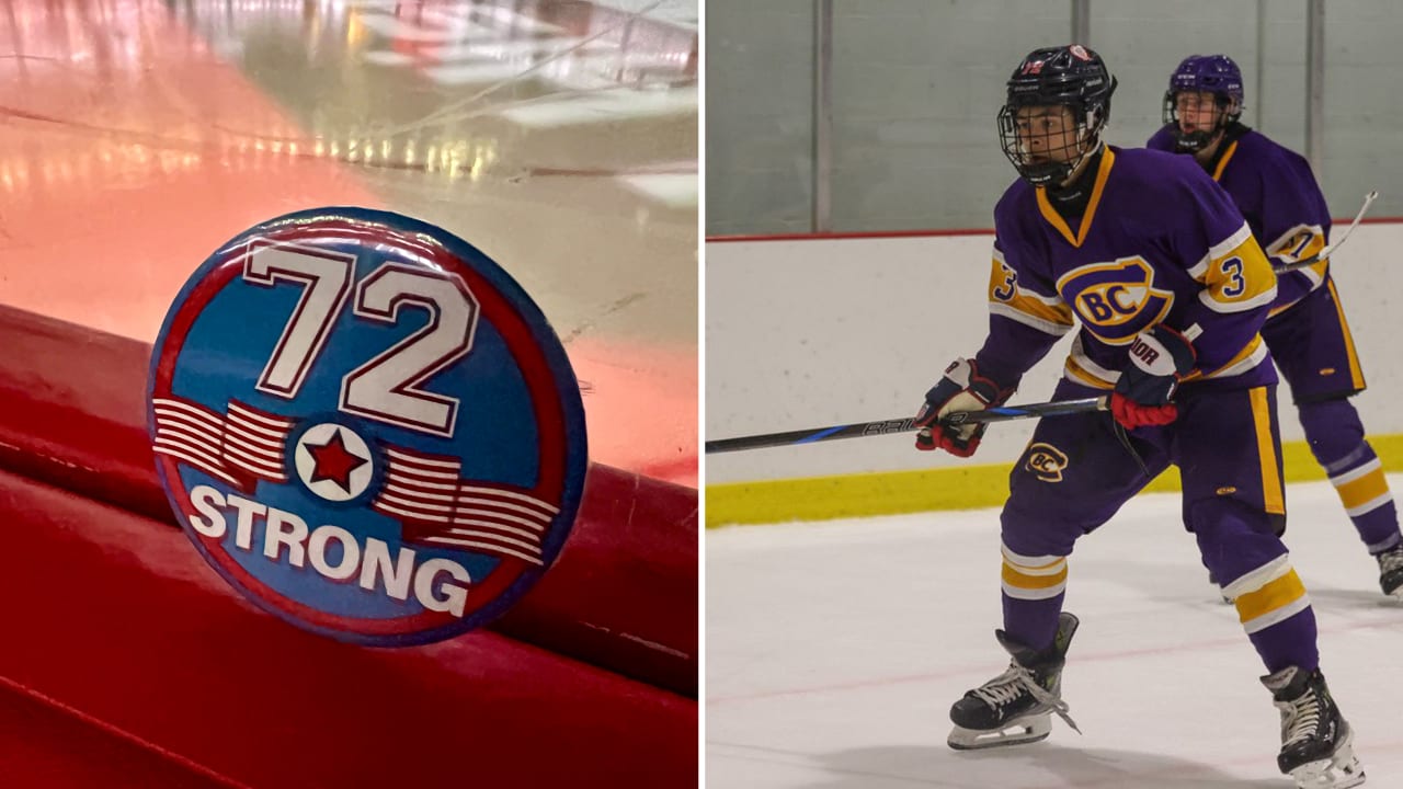 Blues honor high school hockey player who was tragically killed in St ...
