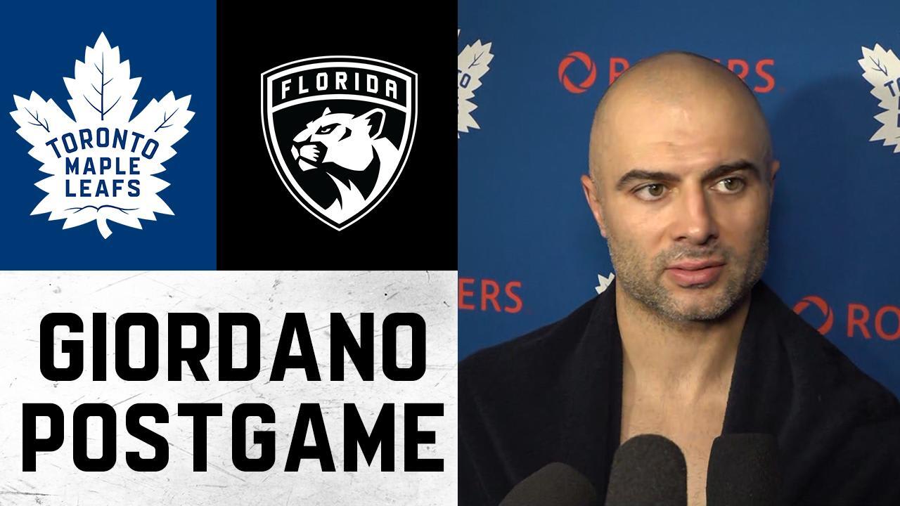 Mark Giordano | Post Game | Toronto Maple Leafs
