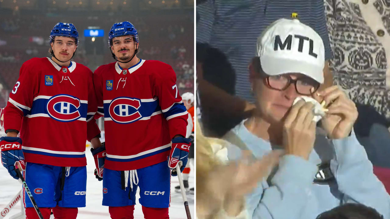 Xhekaj’s mother tears up after Canadiens forward scores in preseason ...