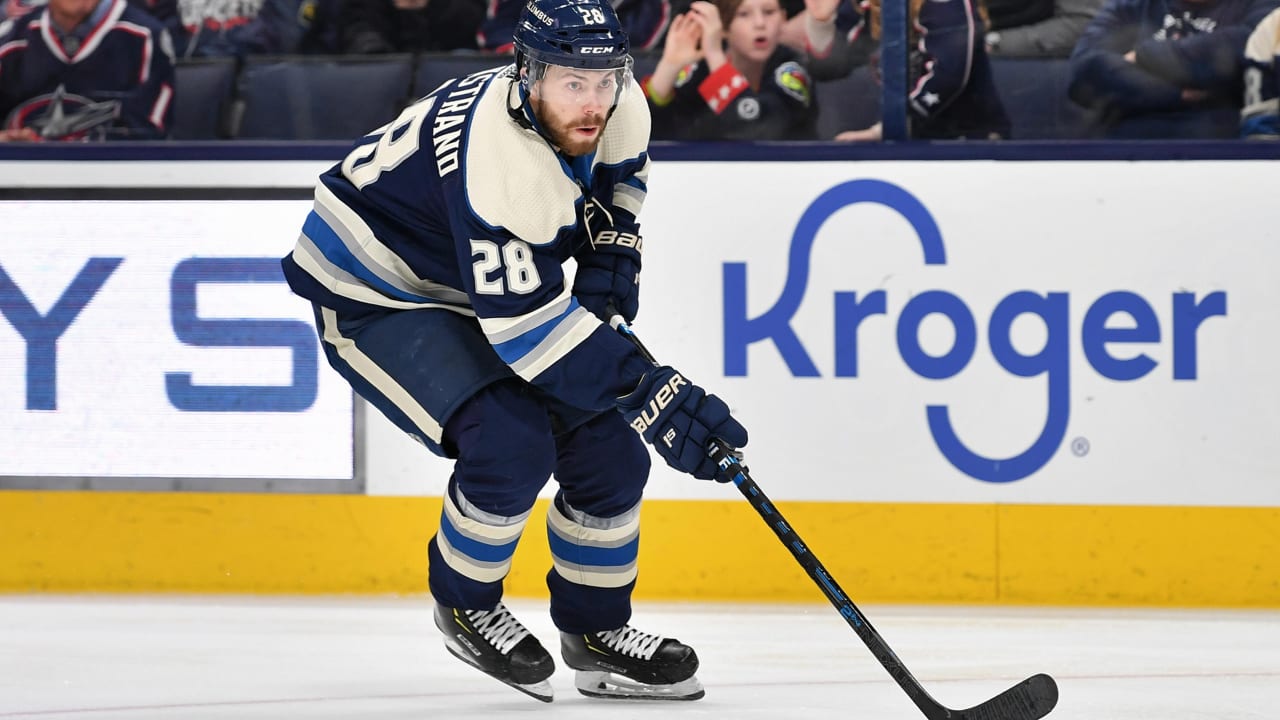 Bjorkstrand out 8-10 weeks for Blue Jackets with ankle injury | NHL.com