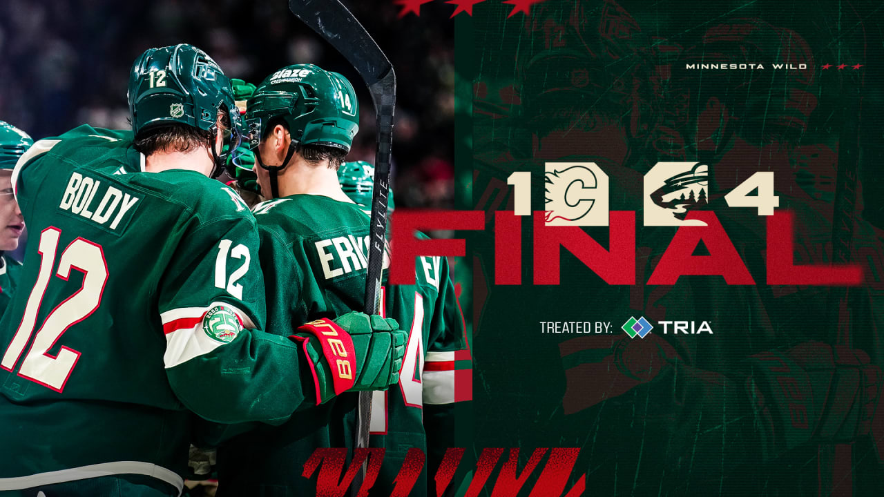 Game Recap: Wild 4, Flames 1 | Minnesota Wild