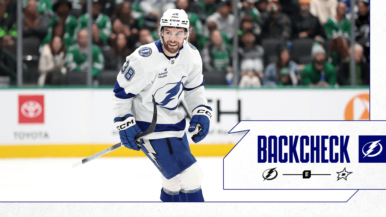 The Backcheck: Lightning point streak hits 13 games with Sunday win in ...