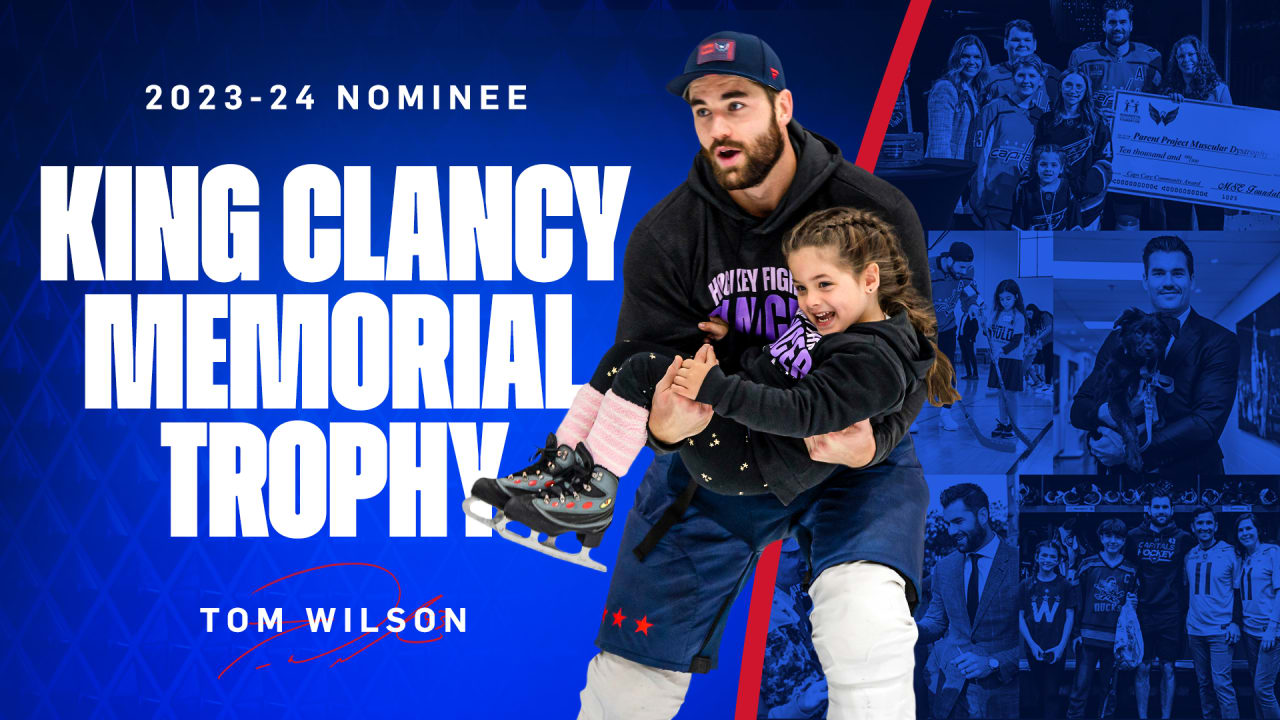 Capitals Announce Tom Wilson as Capitals Nominee for NHL’s King Clancy ...