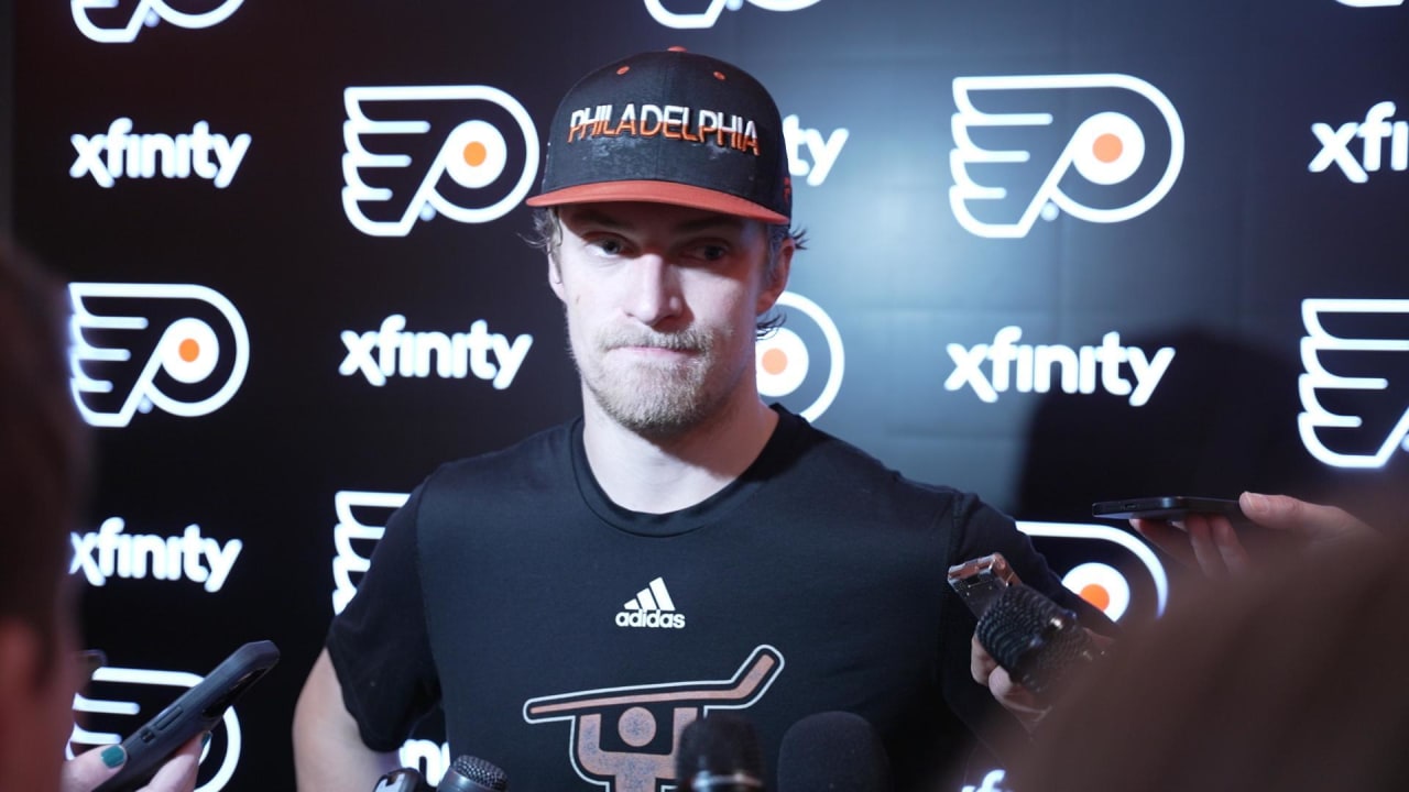 12/11 PHI vs. VGK Postgame: Travis Sanheim | Philadelphia Flyers