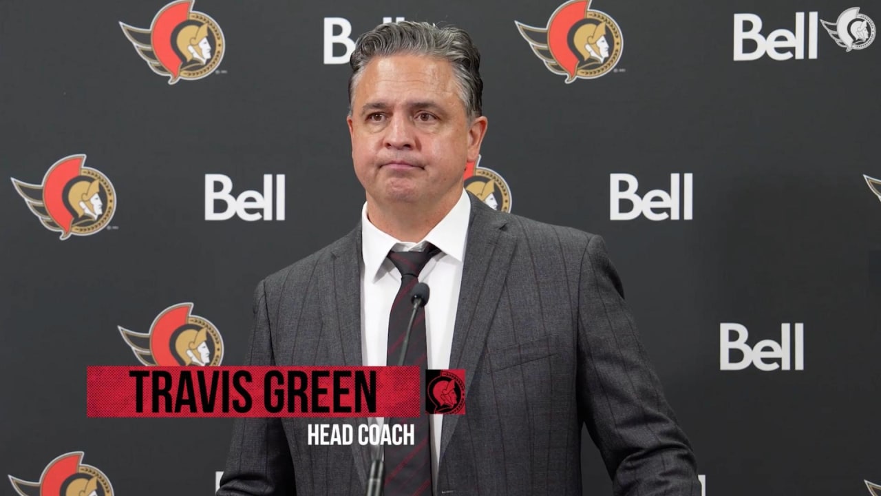 Travis Green Postgame Media vs DET | Ottawa Senators