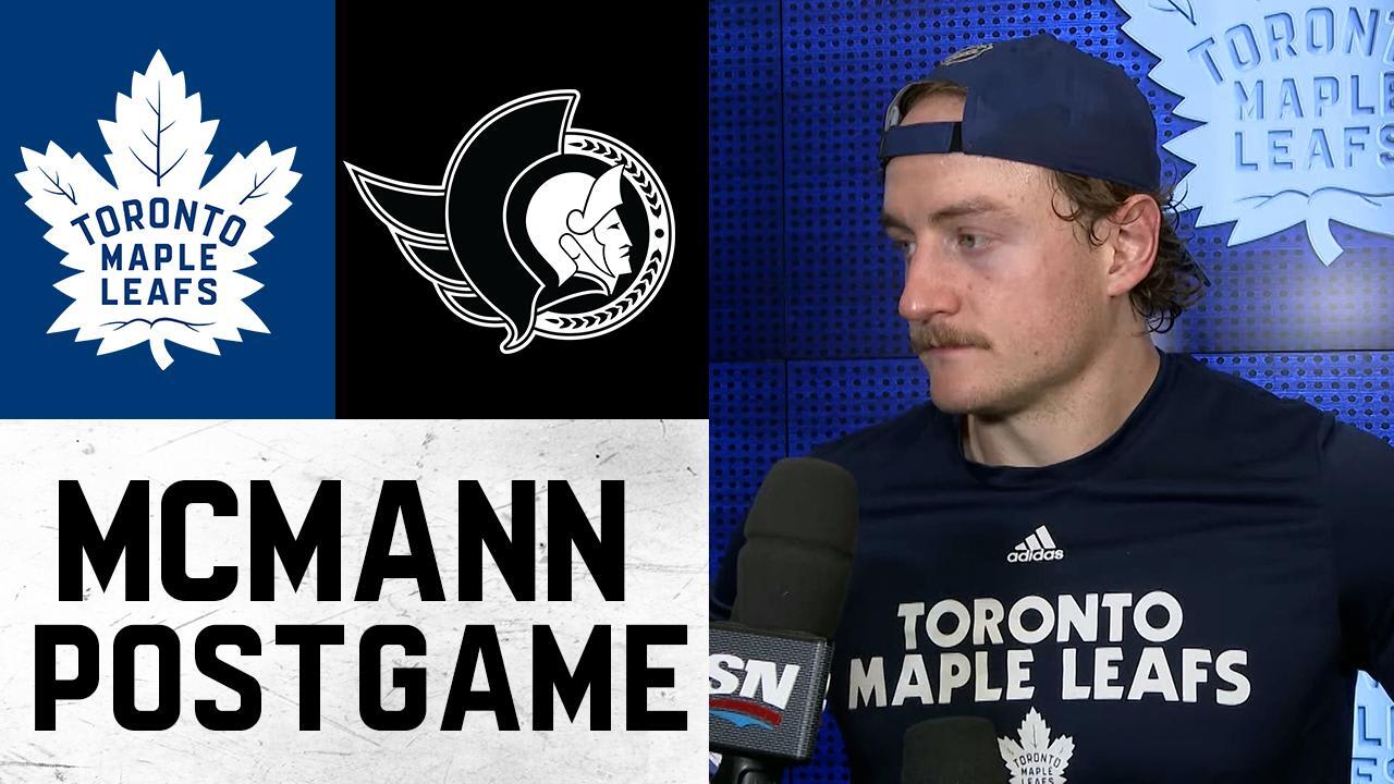 Bobby McMann | Post Game | Toronto Maple Leafs