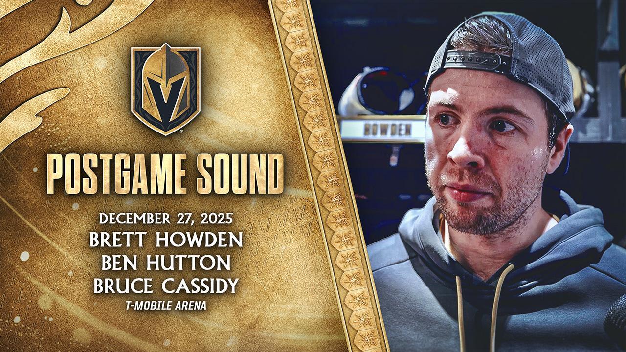 POSTGAME SOUND: Howden, Hutton & Cassidy | Vegas Golden Knights