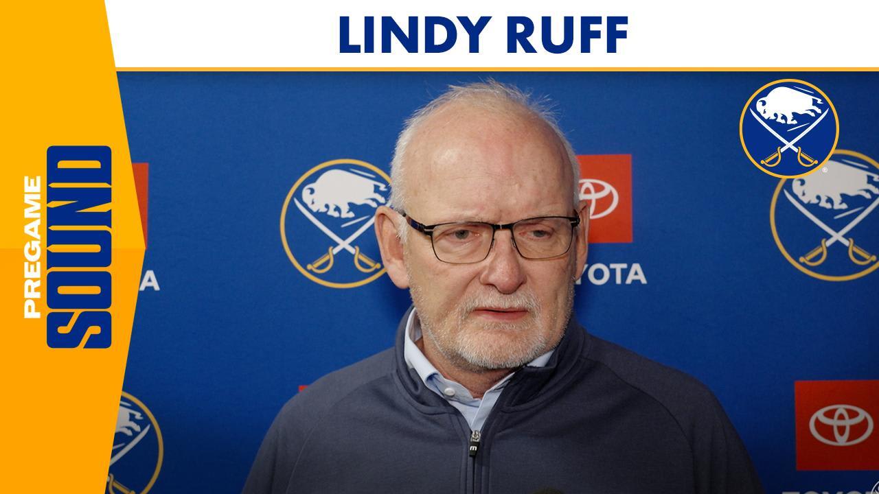 Lindy Ruff Pregame at SJS | Buffalo Sabres