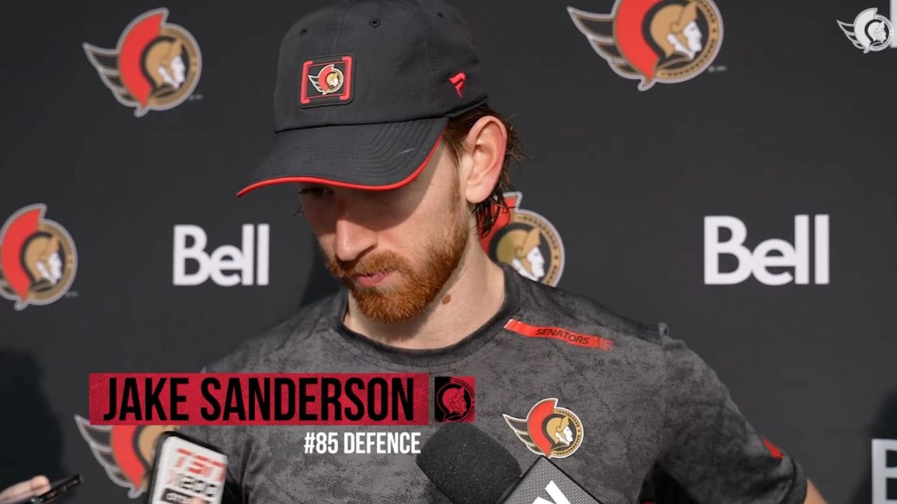 Jake Sanderson dispo médias après le match contre CAR | Sénateurs d’Ottawa