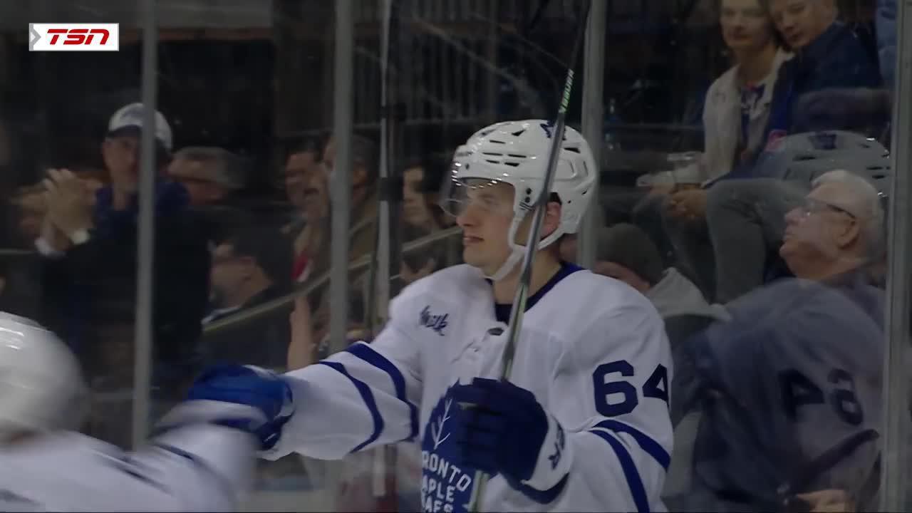 David Kampf with a Goal vs. New York Rangers | Toronto Maple Leafs