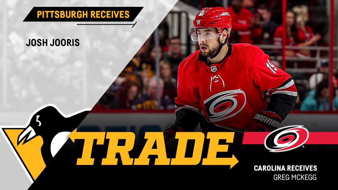 Pens Acquire Forward Josh Jooris from Carolina for Greg McKegg ...
