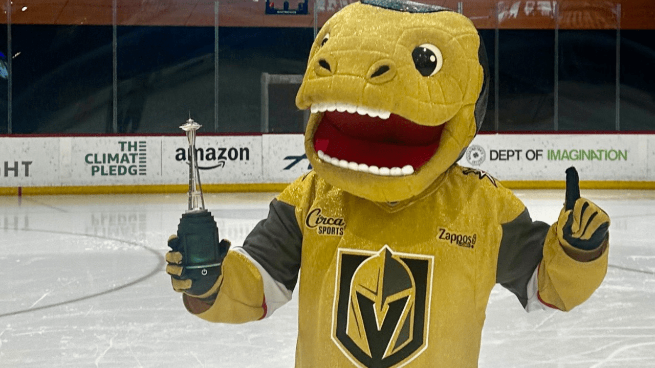 Chance Honored with the 2025 NHL Mascot Community Award | Vegas Golden ...