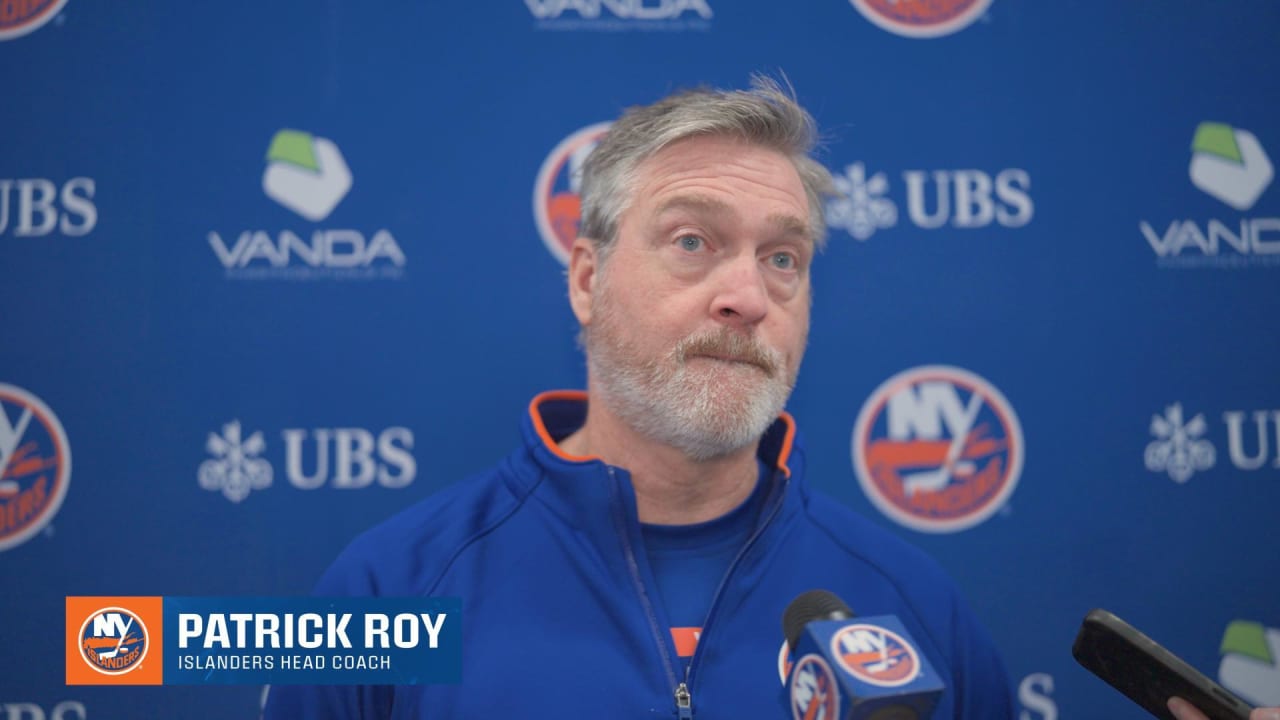 NYI vs DET 10/23: Patrick Roy | New York Islanders