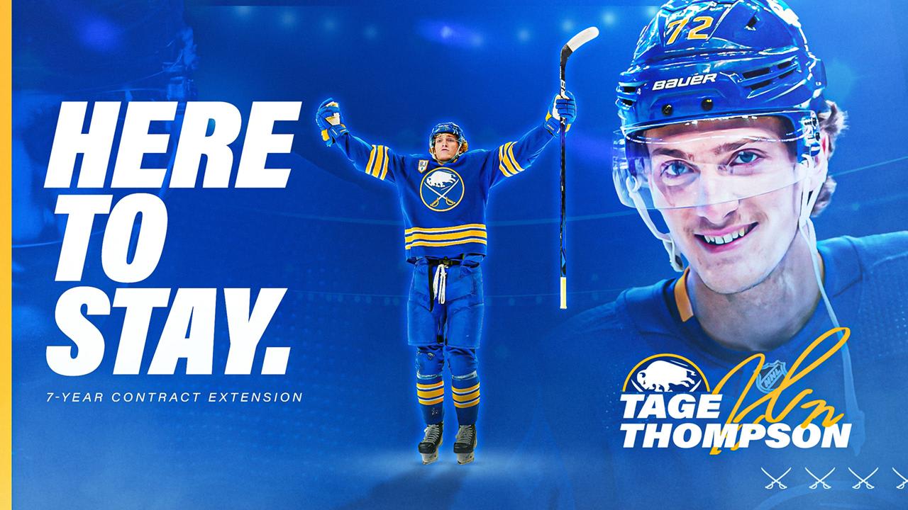 Tage Thompson: 7-year extension | Buffalo Sabres