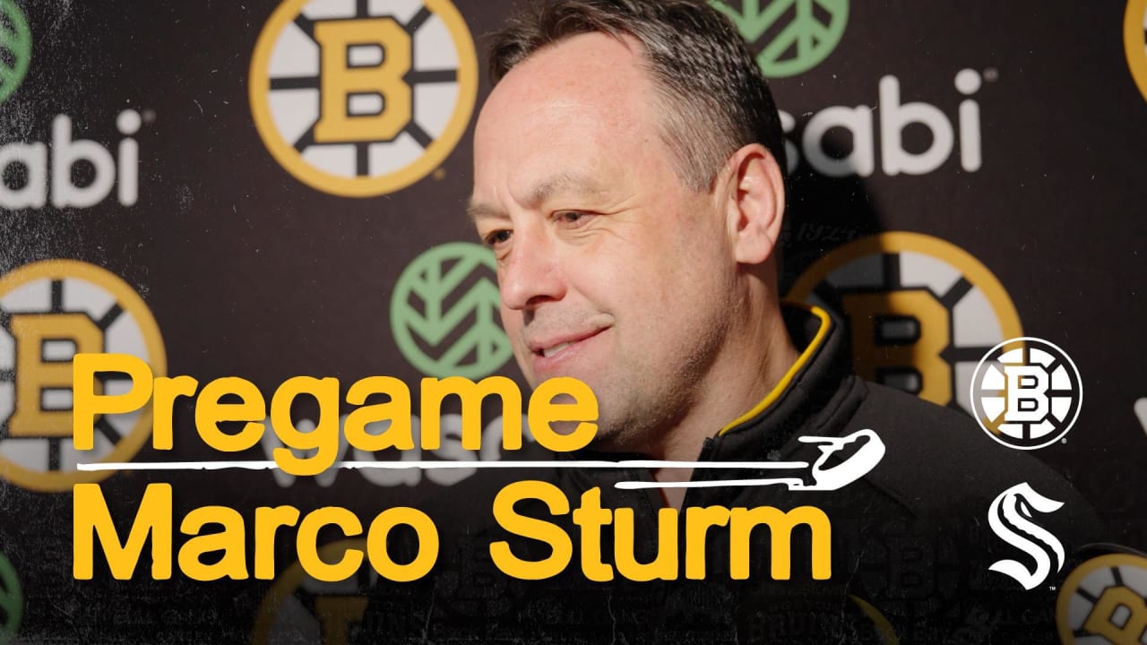 Press Room: Marco Sturm | Boston Bruins