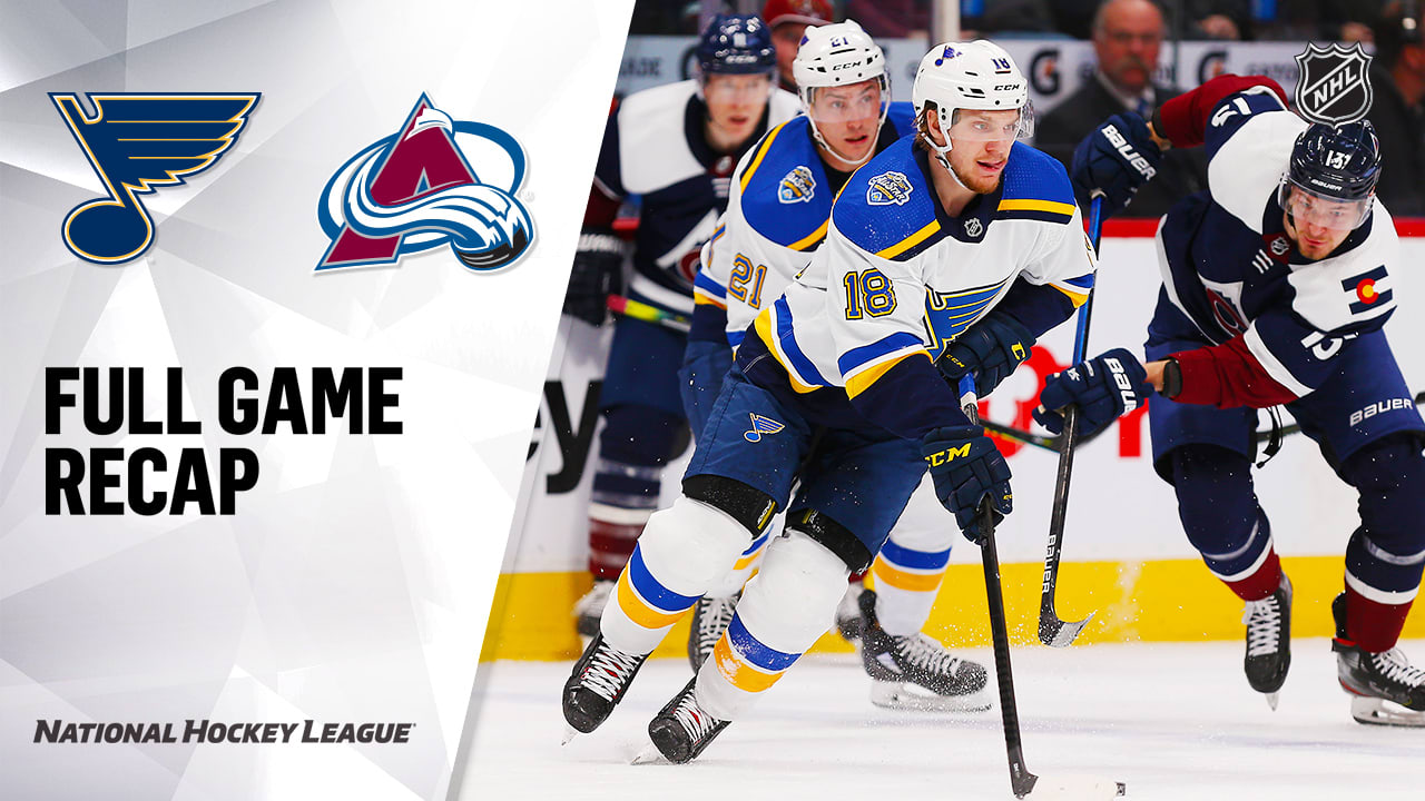 Recap: STL 3, COL 7 | NHL.com