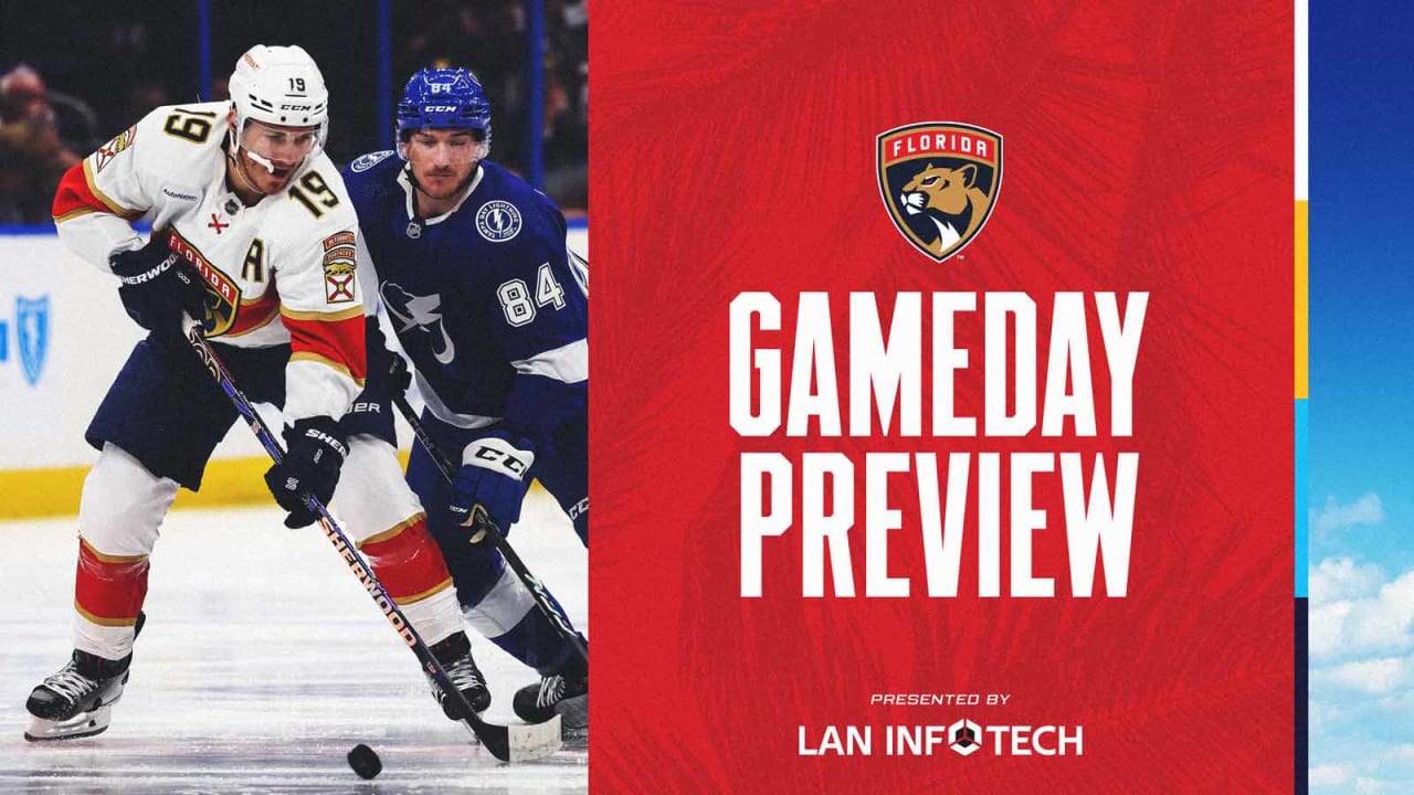 PREVIEW: Panthers, Lightning return from holiday break with rivalry ...