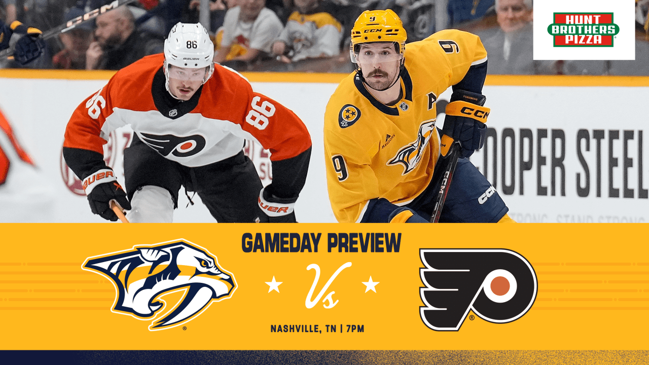 GAME DAY: Flyers vs. Preds, November 6 | Nashville Predators