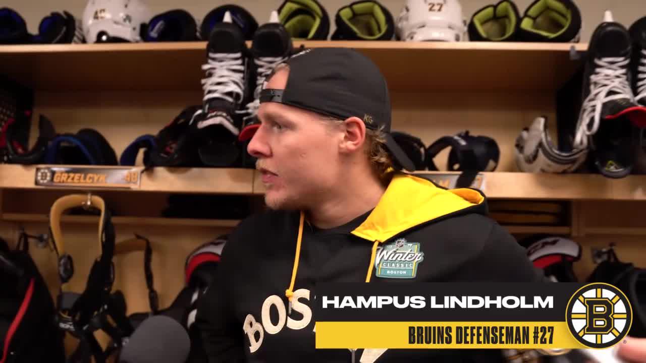 Locker Room Raw: Lindholm | Boston Bruins