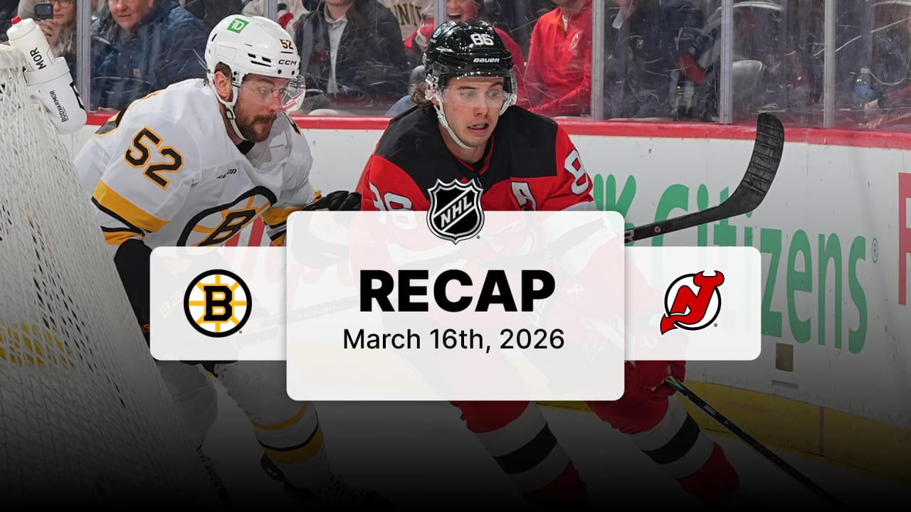 BOS at NJD | Recap | NHL.com