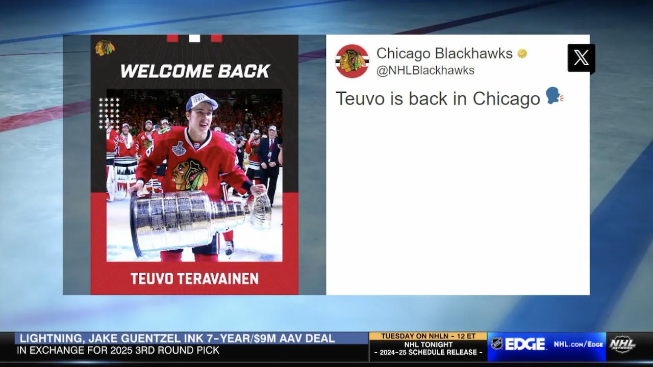 NHL Tonight on Teravainen signing | NHL.com