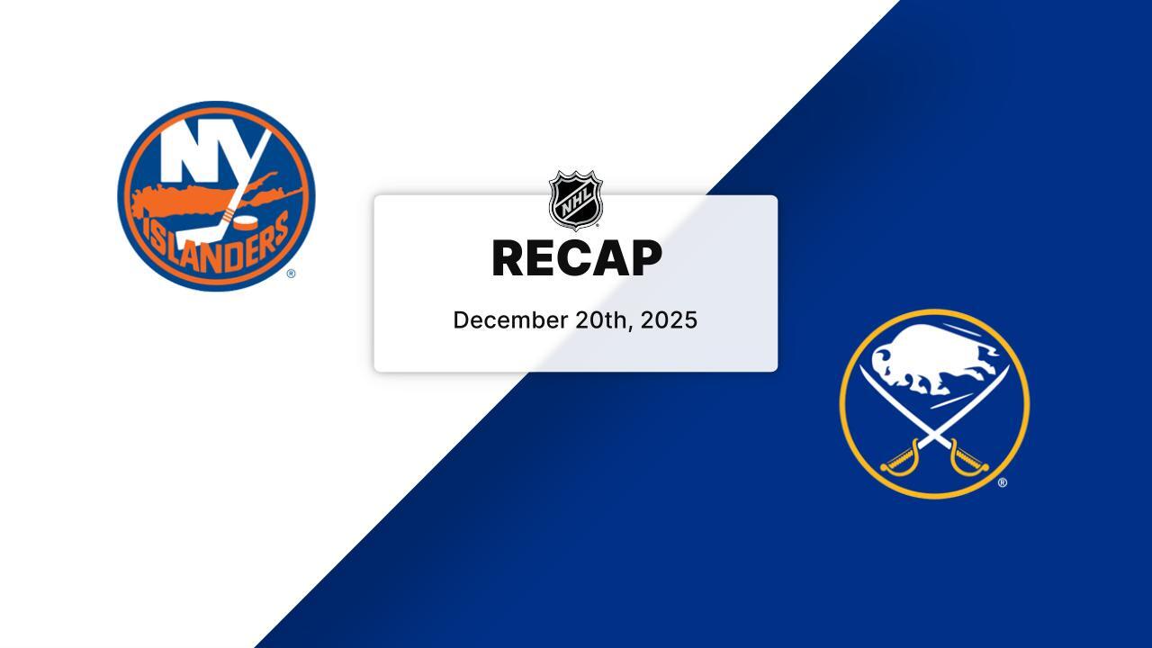 NYI at BUF | Recap | NHL.com