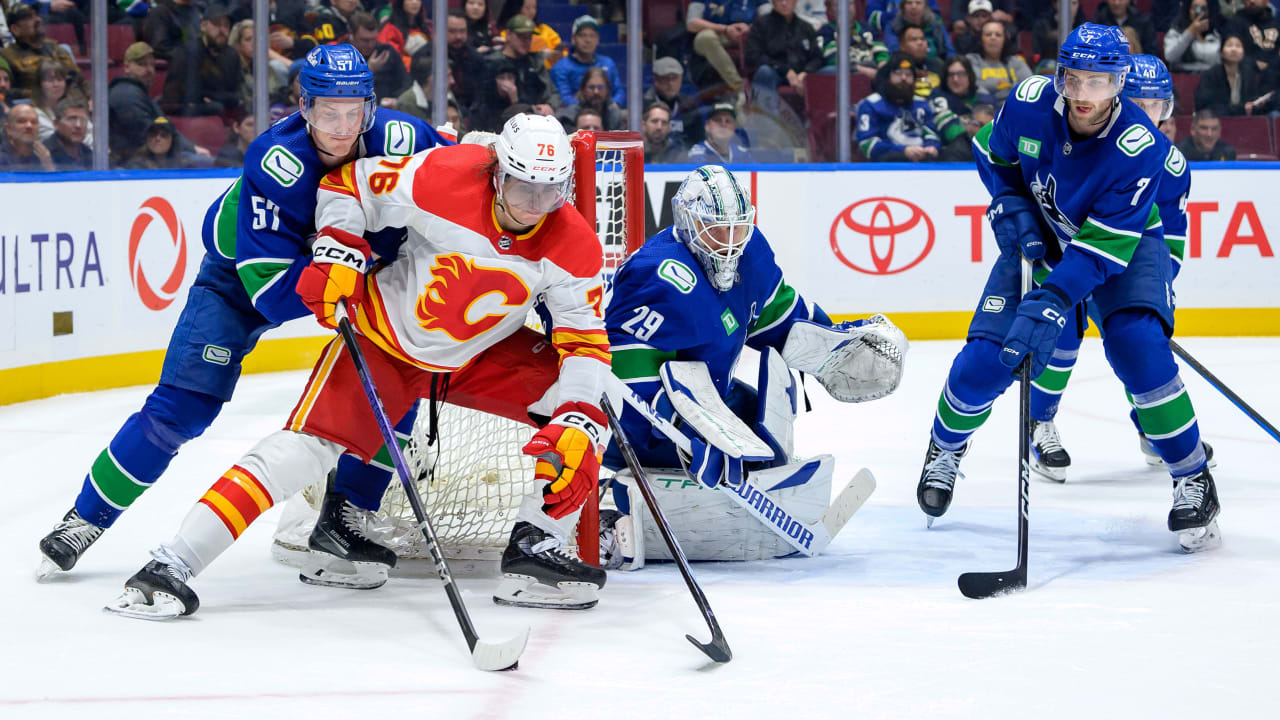 Flames Doubled Up By Canucks | Calgary Flames