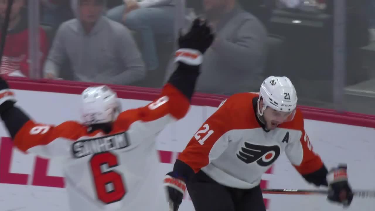 PHI@DET: Laughton scores goal against Detroit Red Wings | NHL.com