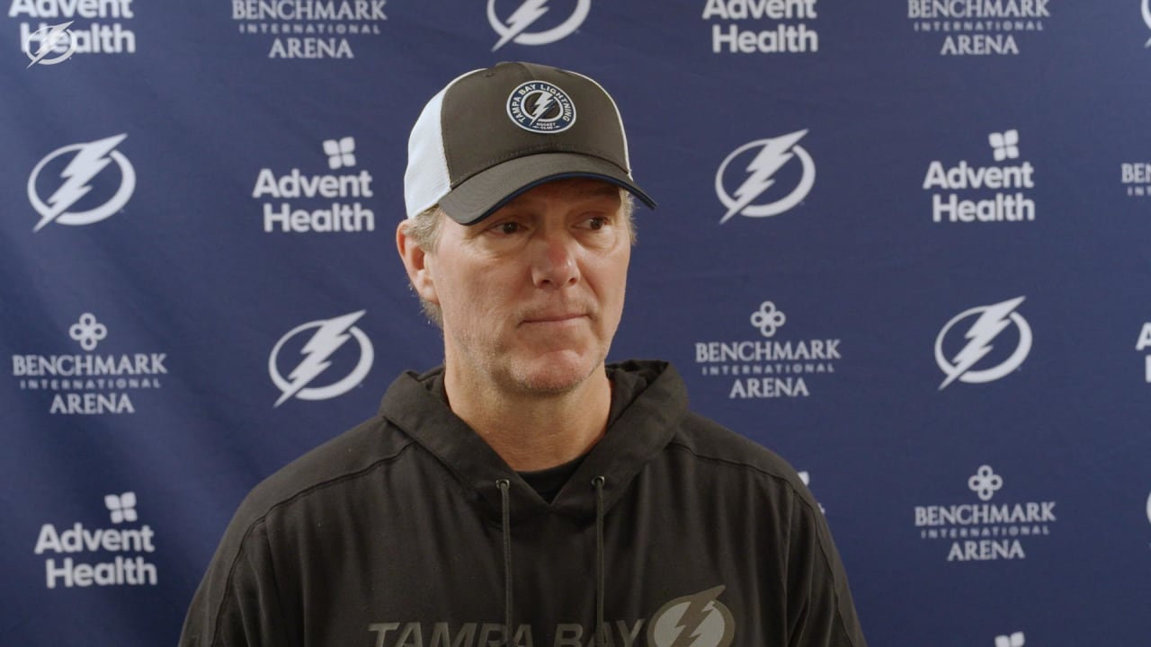Jon Cooper | Pregame vs Carolina Hurricanes | Tampa Bay Lightning