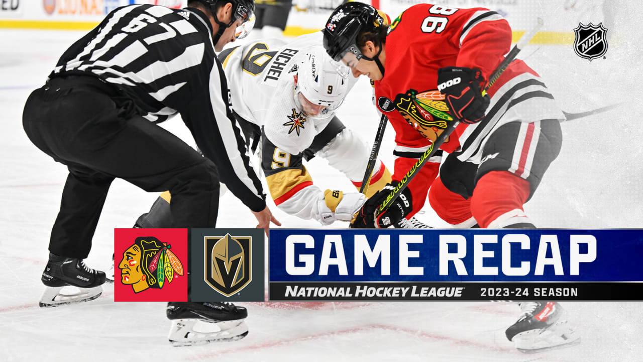 Blackhawks defeat Golden Knights in OT, hand them 1st loss | NHL.com