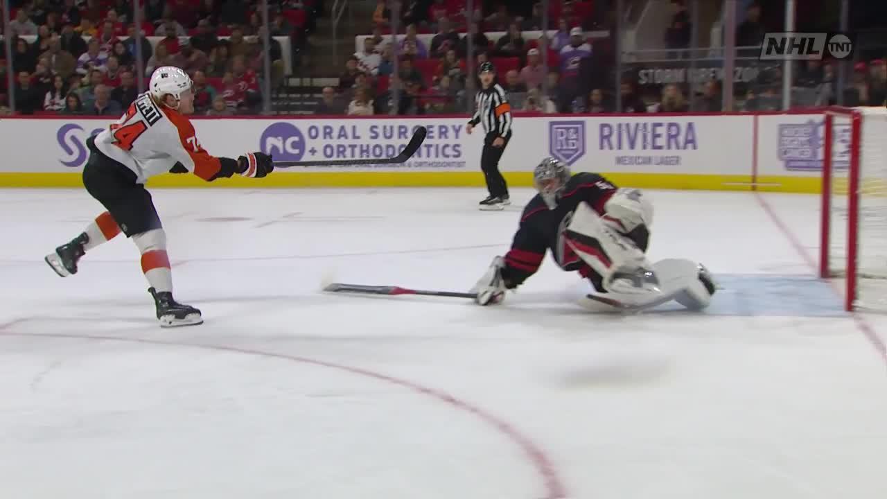 PHI@CAR: Kochetkov with a great save | NHL.com