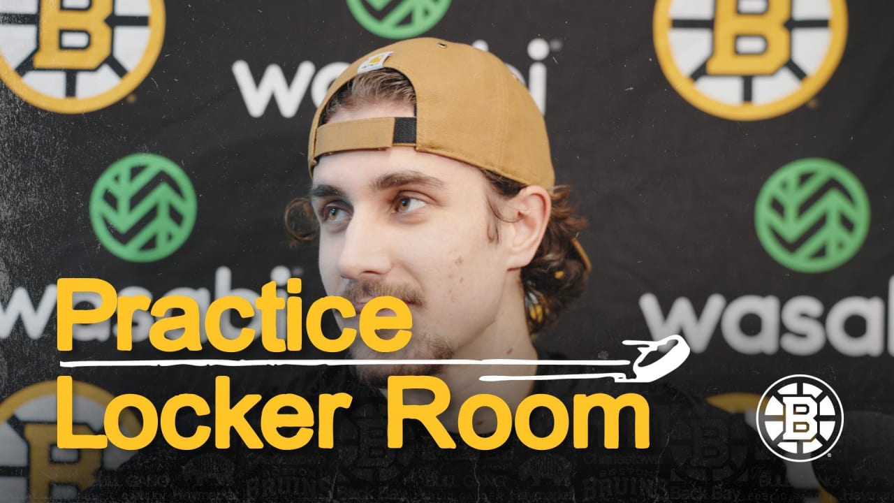Locker Room Raw: Mittelstadt and Khusnutdinov | Boston Bruins