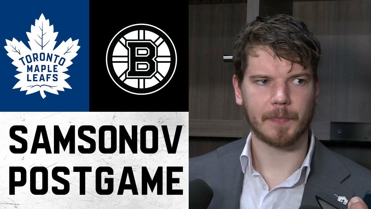 Ilya Samsonov | Post Game | Toronto Maple Leafs