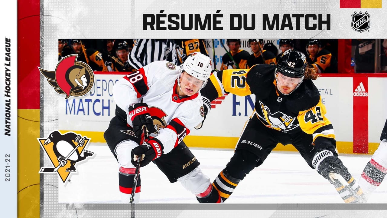 Résumé: OTT 4, PIT 6 | Sénateurs d’Ottawa