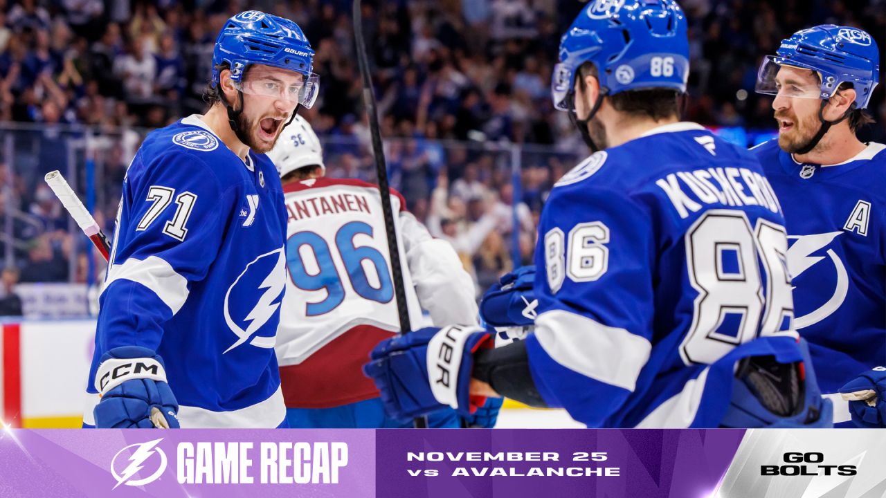 Recap: Lightning 8, Avalanche 2 | Tampa Bay Lightning