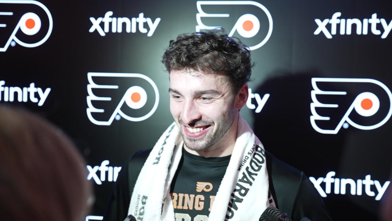 10/25 PHI vs. NYI Postgame: Noah Cates | Philadelphia Flyers