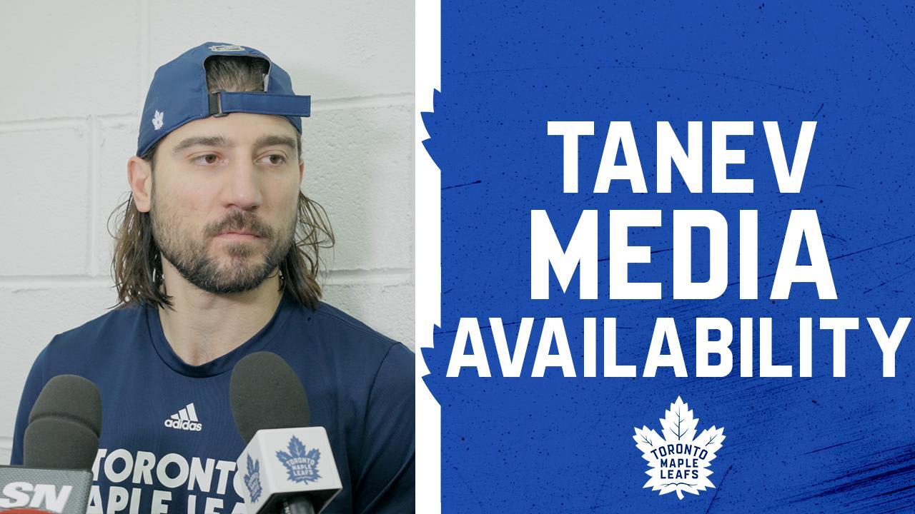 Chris Tanev | Practice | October 31, 2025 | Toronto Maple Leafs