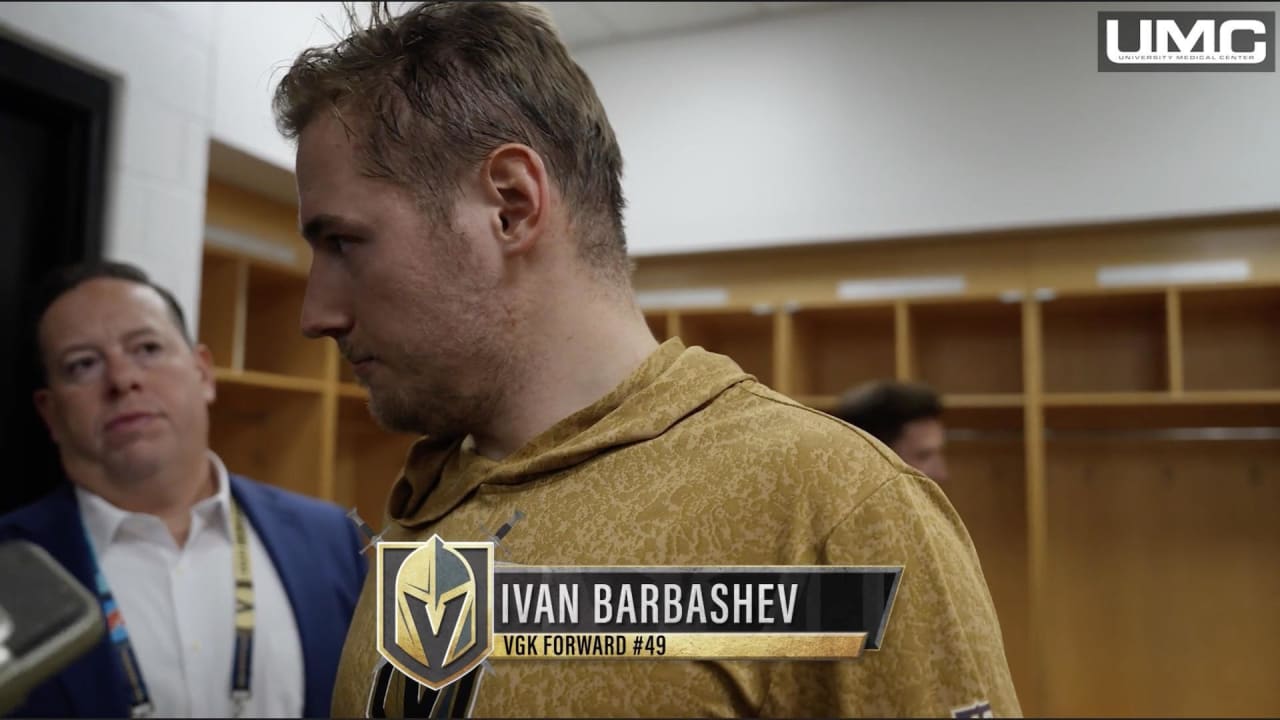 Ivan Barbashev Postgame 1/22 | Vegas Golden Knights