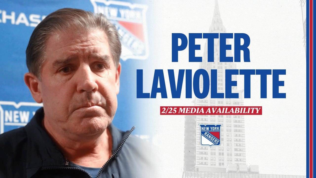 Pregame: Laviolette | New York Rangers