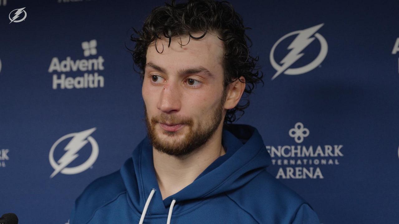 Anthony Cirelli | Postgame vs New York Islanders | Tampa Bay Lightning